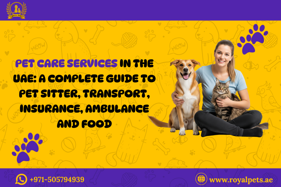 Best Pet Care Services: Pet Sitter & Ambulance By Royal Pets